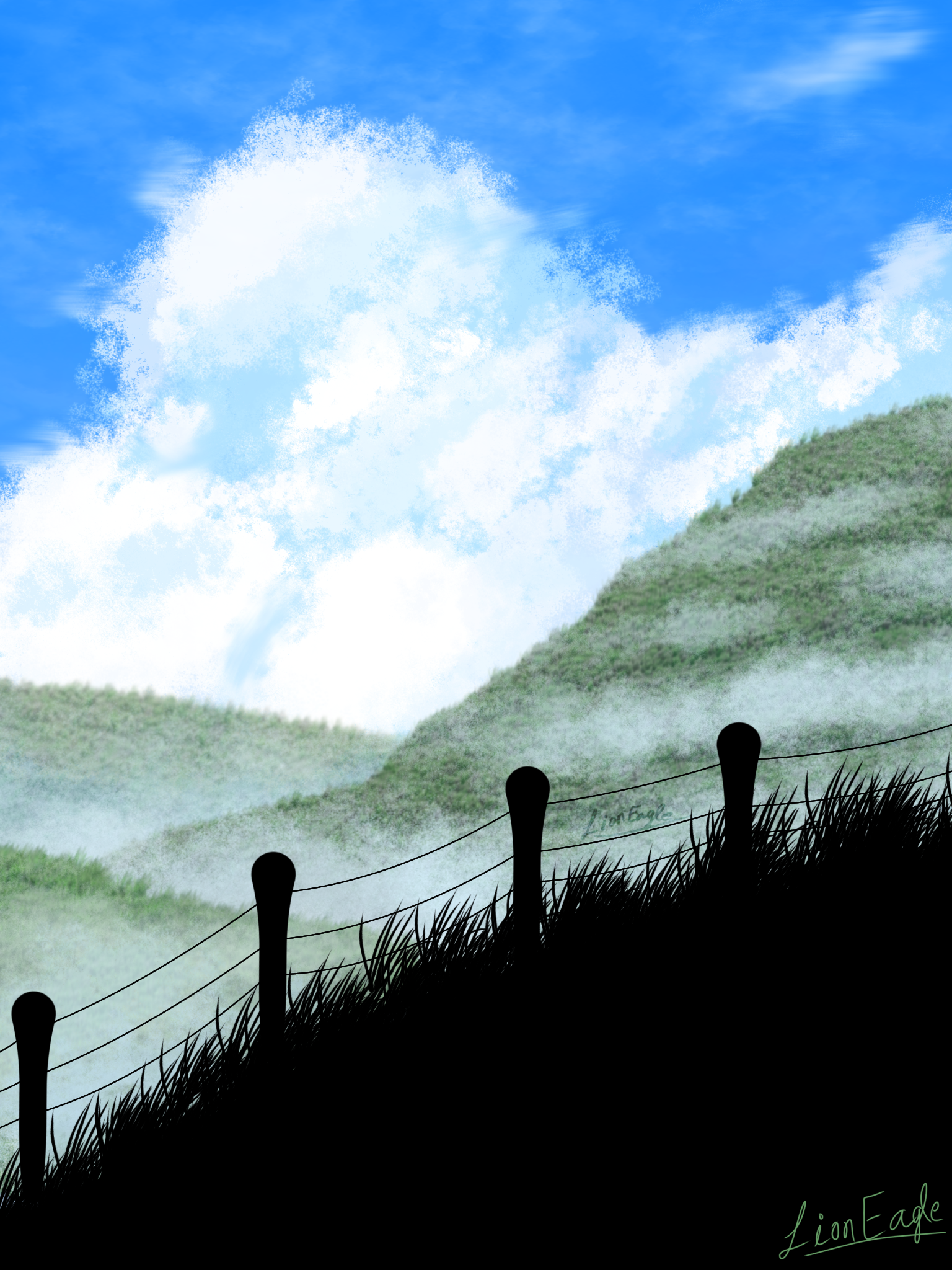 Misty Mountain - ibisPaint