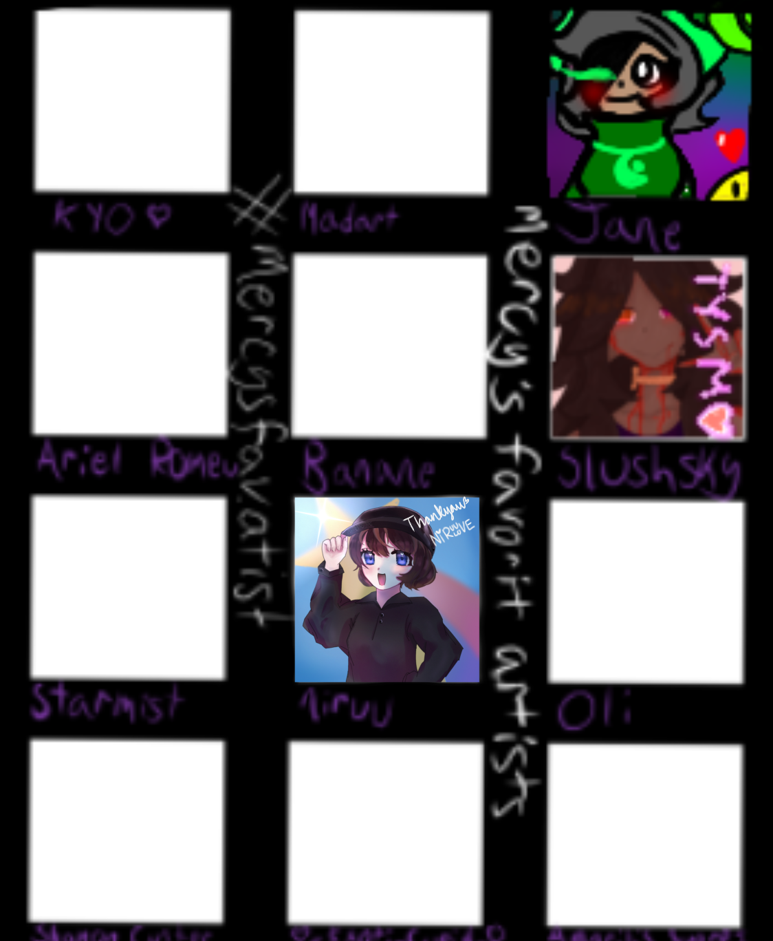 Mercy's Fave artists🤍 - ibisPaint