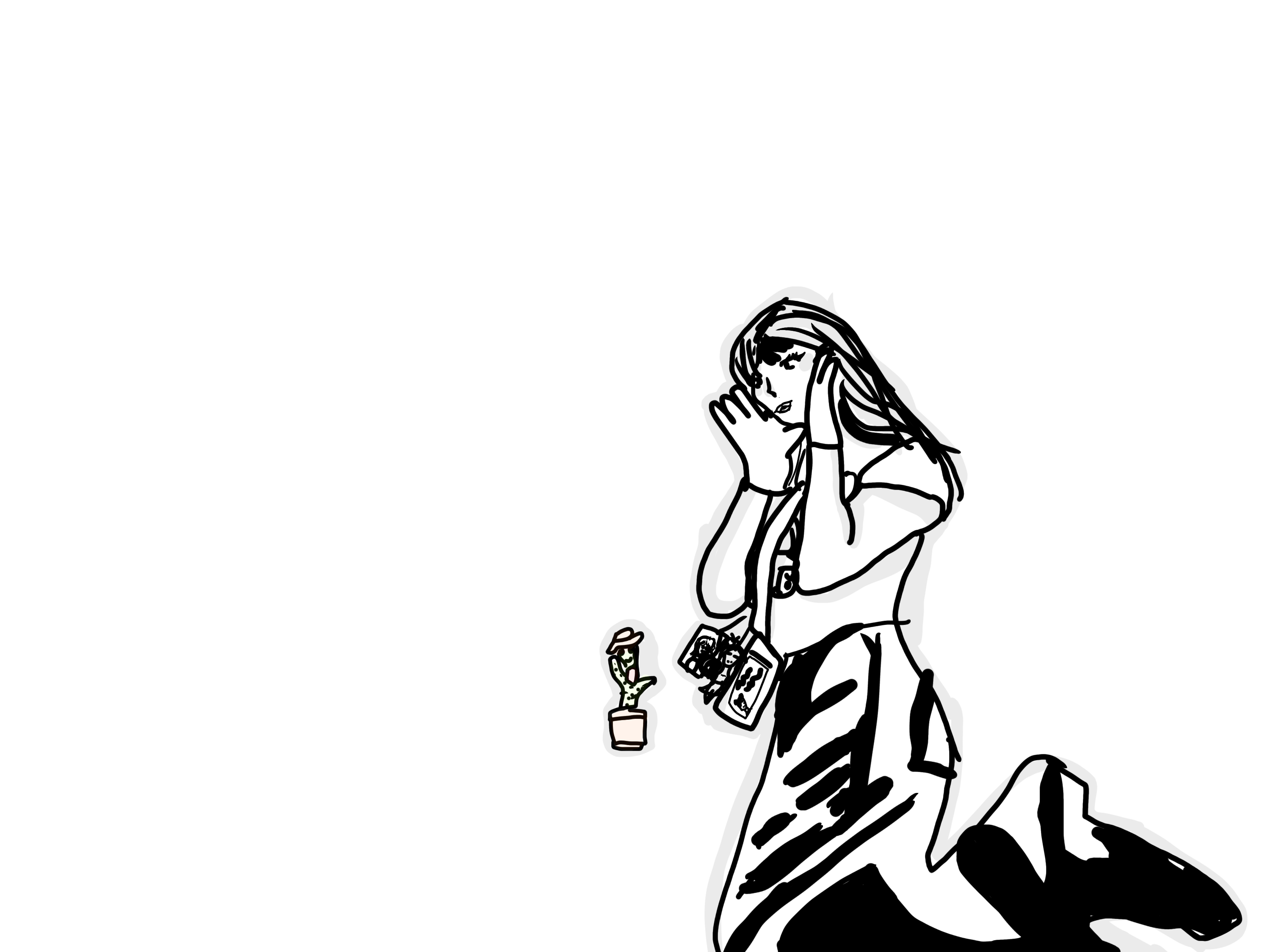 Me getting ready for the parade - ibisPaint