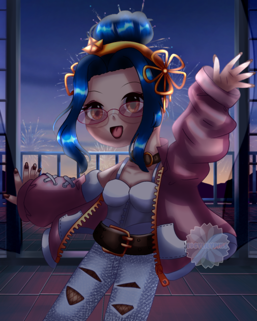 gacha nox oc but I draw it literally - ibisPaint