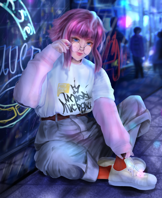 Pinterest Girl - ibisPaint