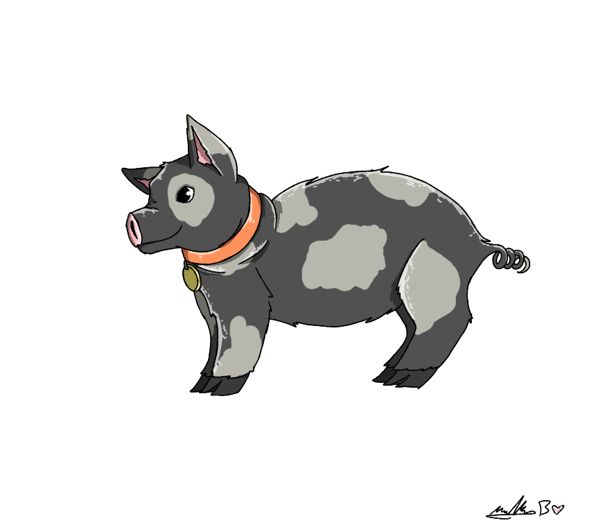 Rudolph The Pig - ibisPaint