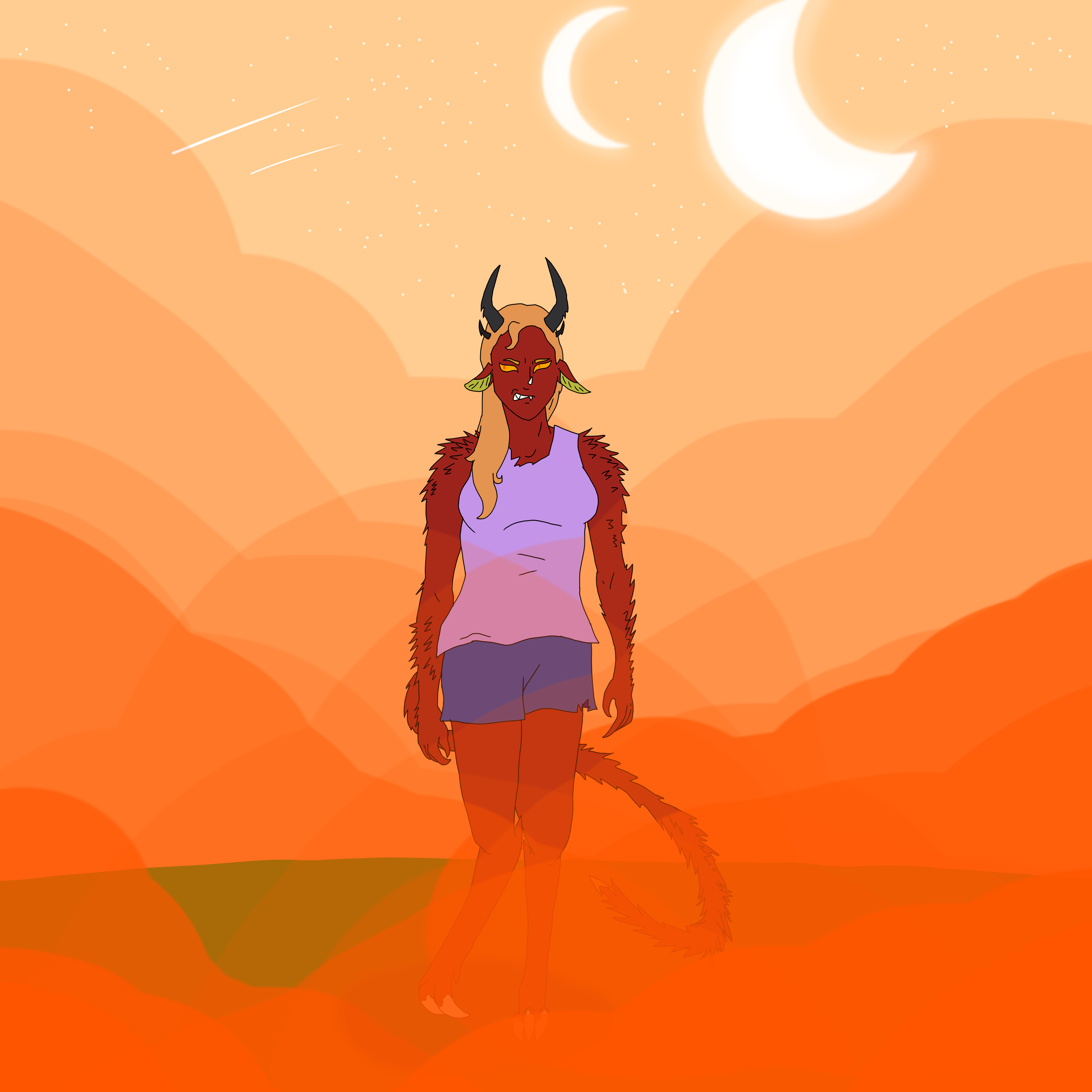 Summer in the enchanted mist - ibisPaint