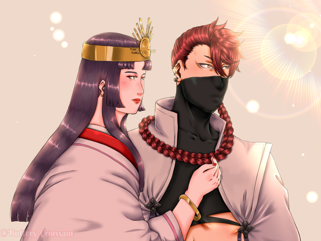 Fire Shadow and Sun Princess - ibisPaint