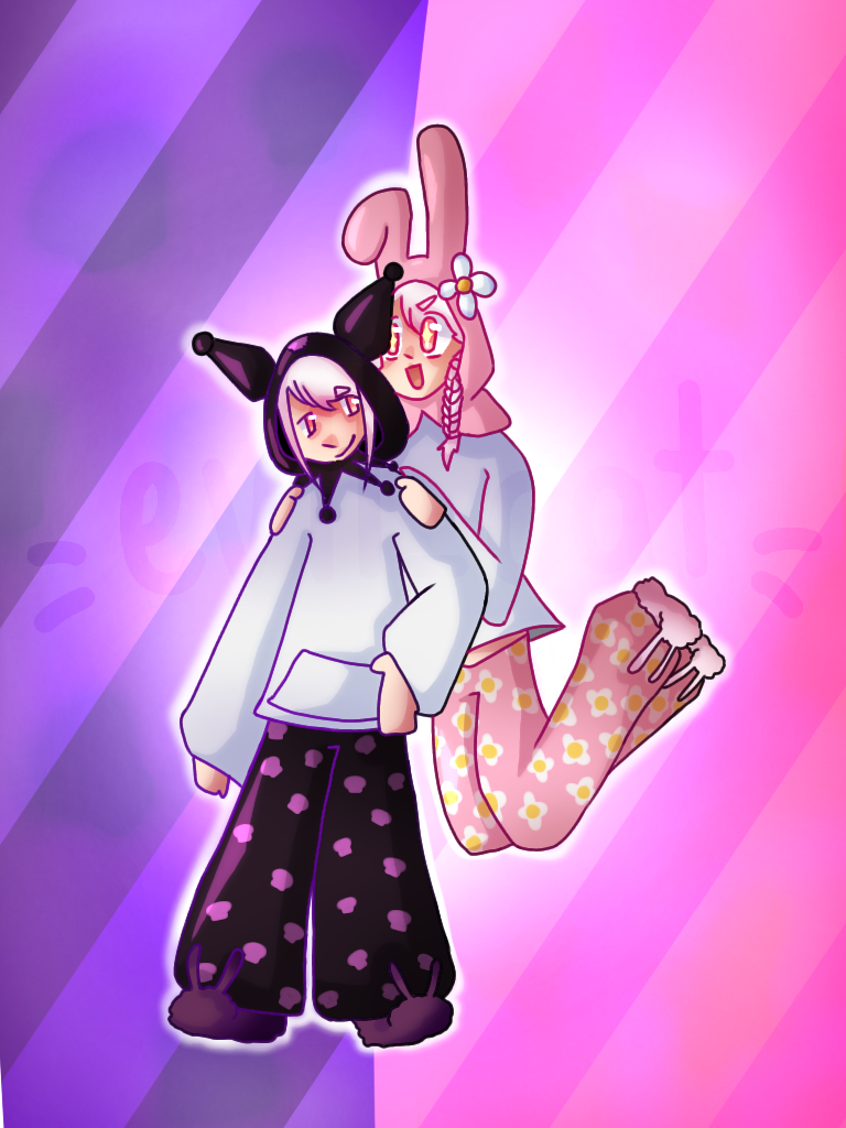 My Melody + Kuromi - ibisPaint