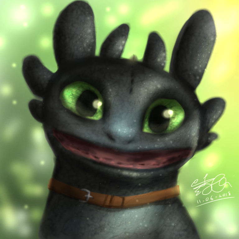 无牙（Toothless） - ibisPaint