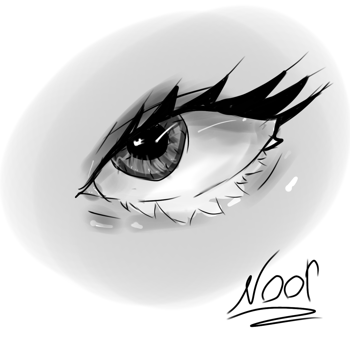 quick eye sketch practice - ibisPaint
