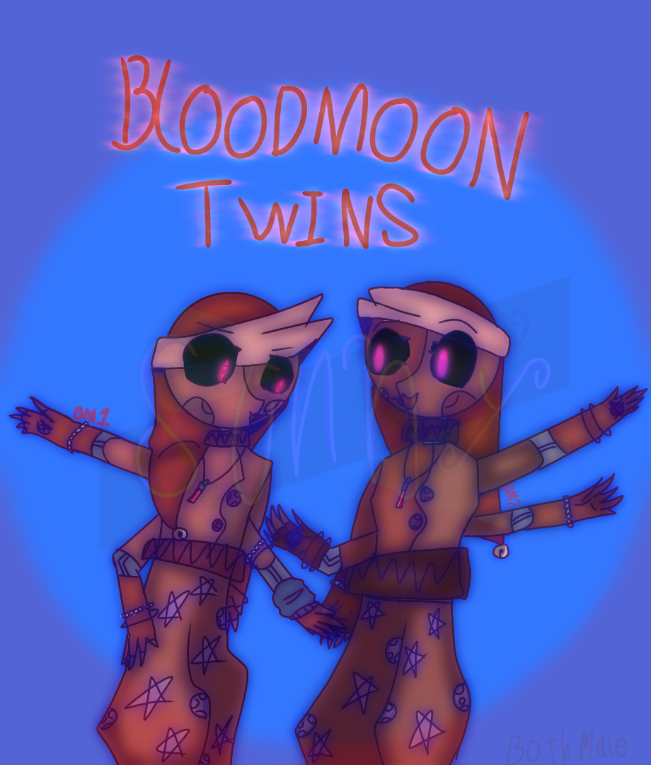 the bloodmoon twins - ibisPaint