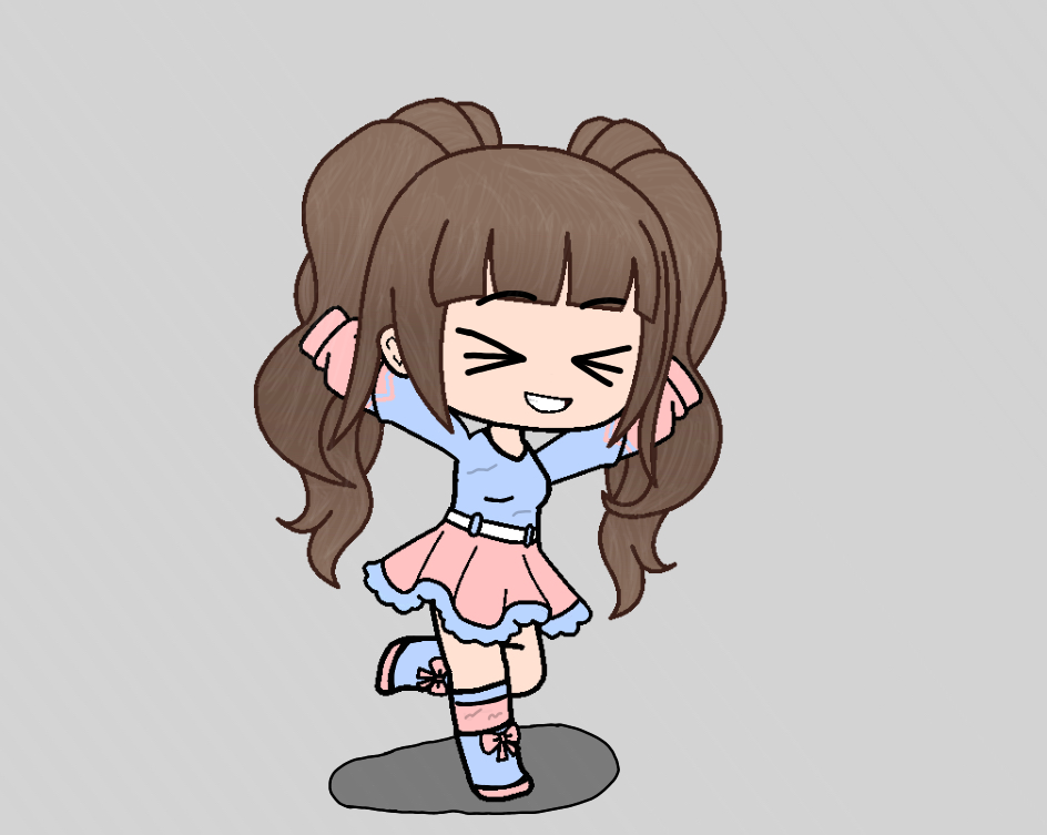 Girl running - ibisPaint