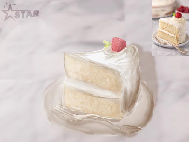 Slice of cake - ibisPaint