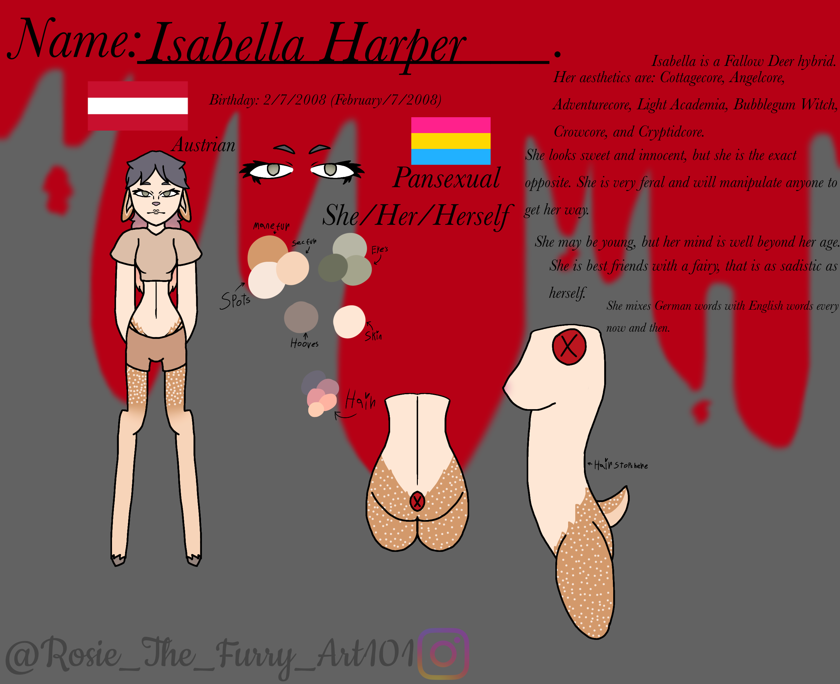 Updated Version Of Isabella + Ref Sheet - ibisPaint