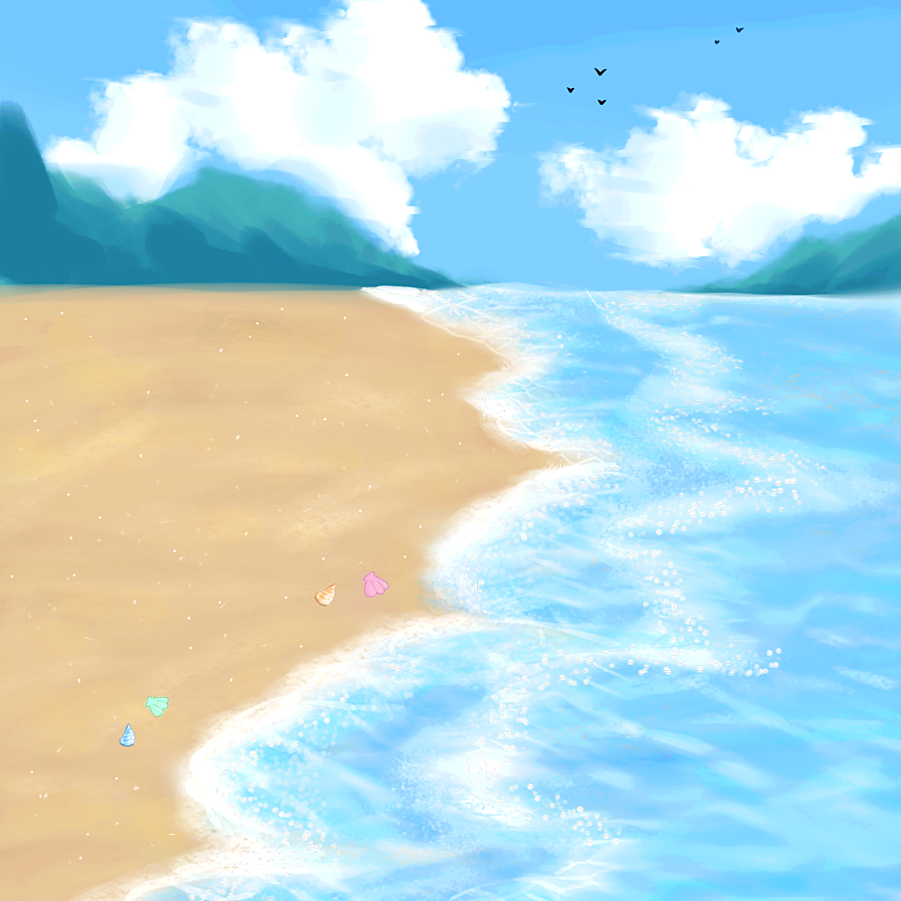 seaside - ibisPaint