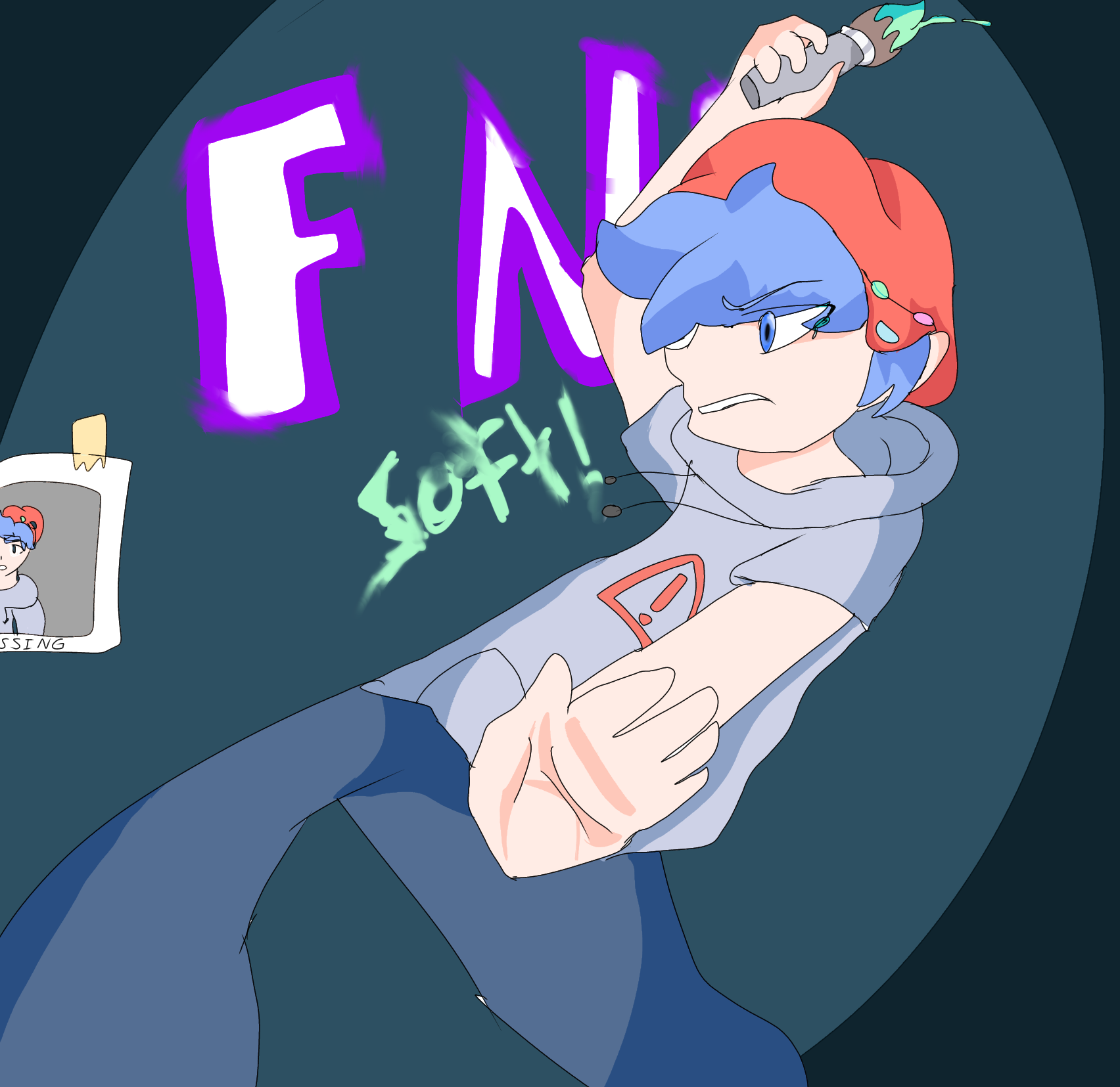 Friday Night Funkin' FNF soft - ibisPaint