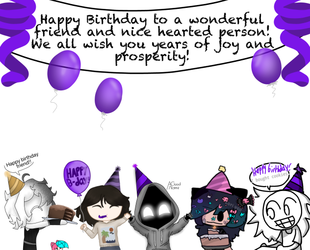 Agoodname's birthday collab - ibisPaint