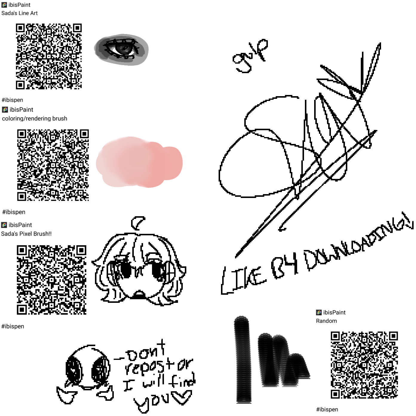 Sada's Brush Pack - ibisPaint