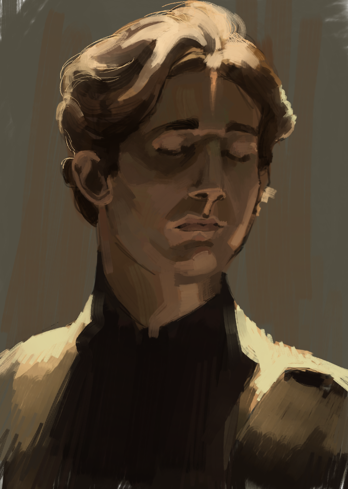 First post portrait painting - ibisPaint