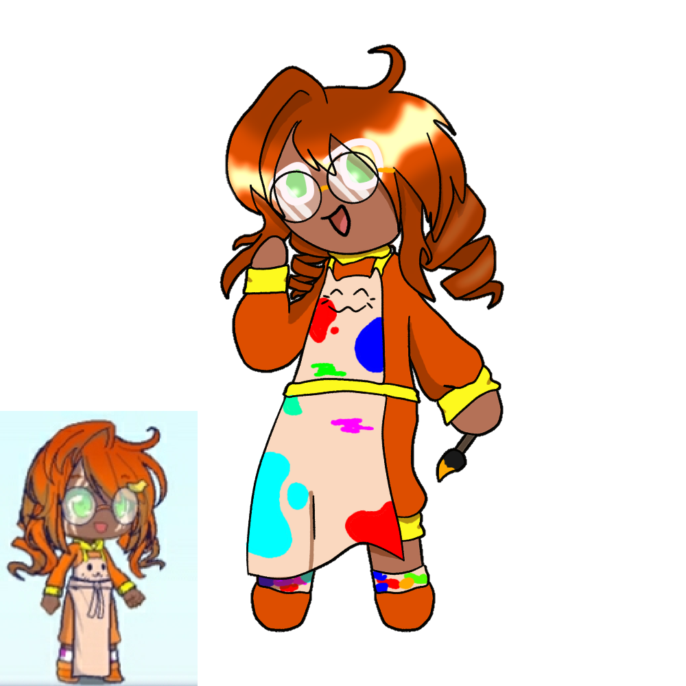 Orange Opal Cookie - ibisPaint