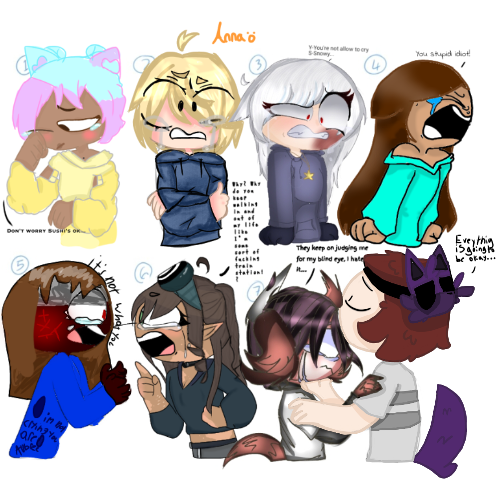 Crying collab - ibisPaint