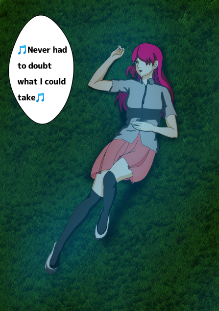 Under the stars (Singing) - ibisPaint