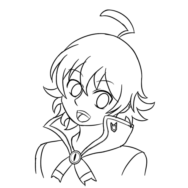 Draw lineart Iruma Suzuki - ibisPaint