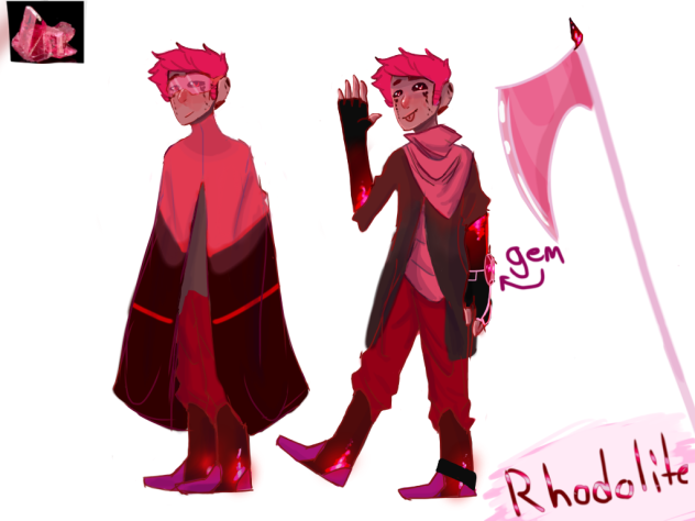 gemsona rhodolite - ibisPaint