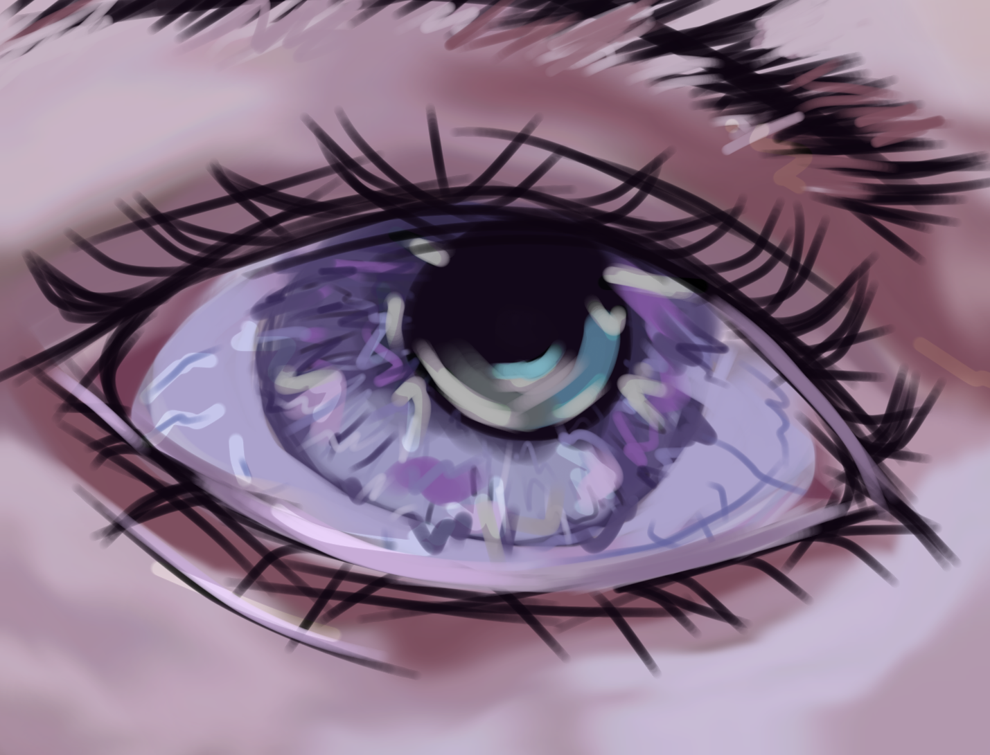 ojo violeta - ibisPaint