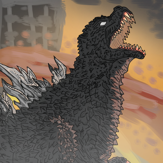 GODZILLA IN HELL - ibisPaint