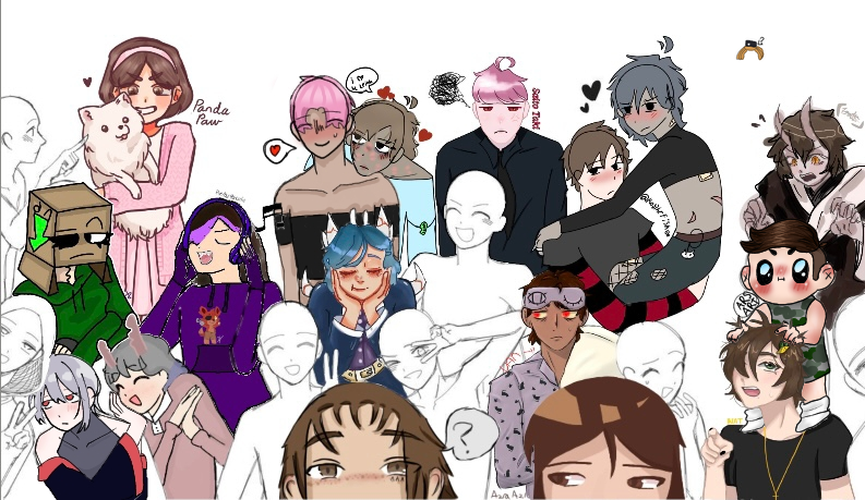 BEAN (Group picture colab) - ibisPaint