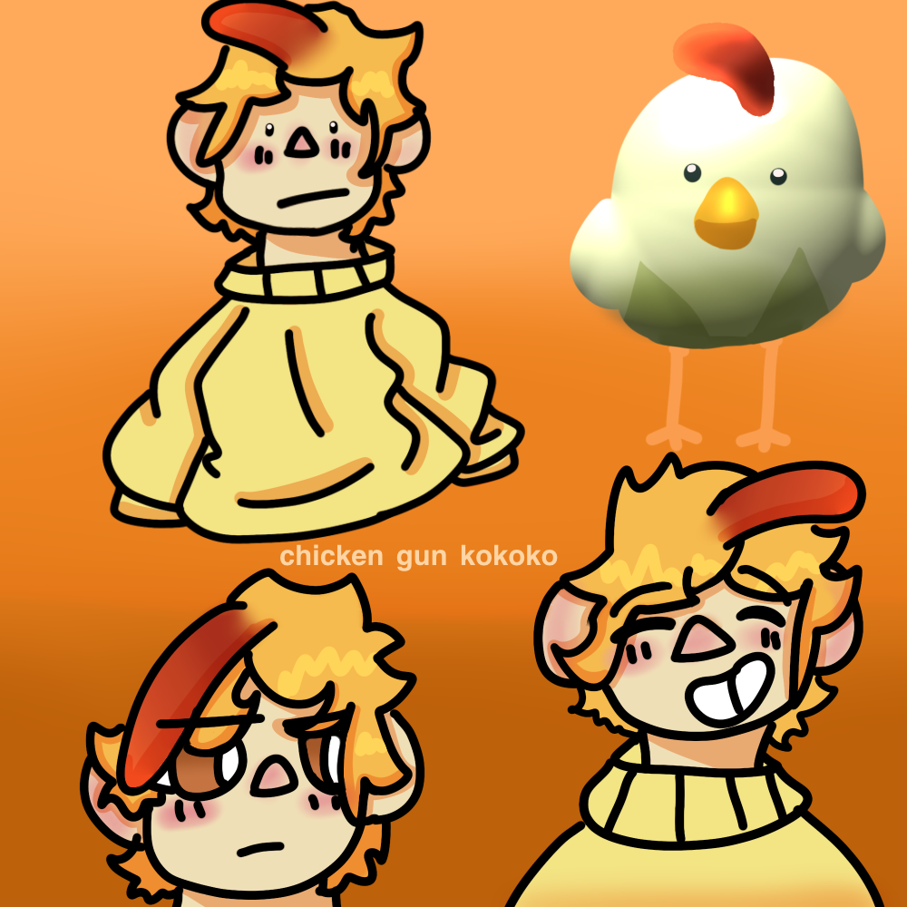 Chicken gun kokoko - ibisPaint