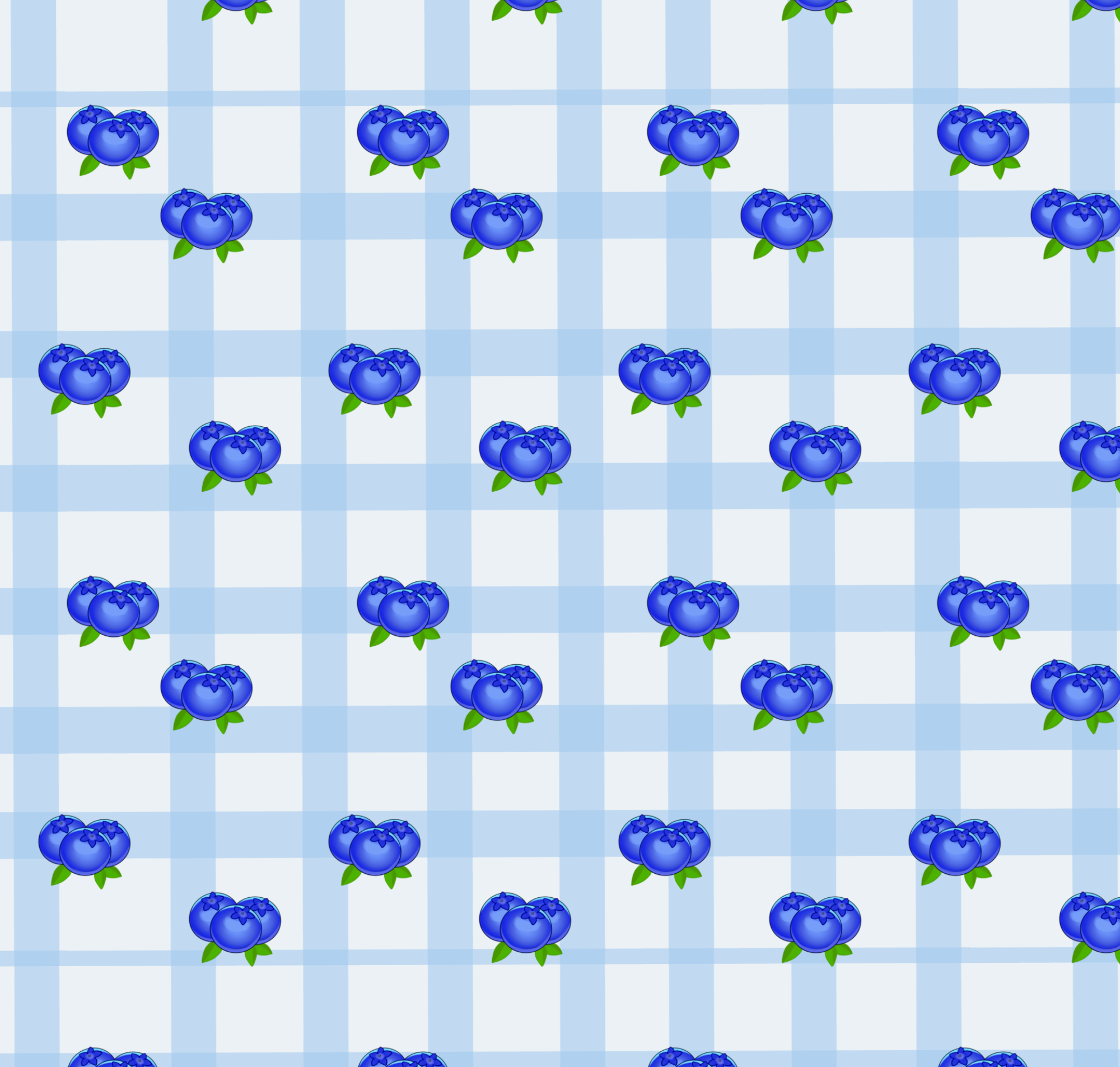 Blueberry pattern - ibisPaint