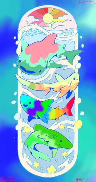Sharks - ibisPaint