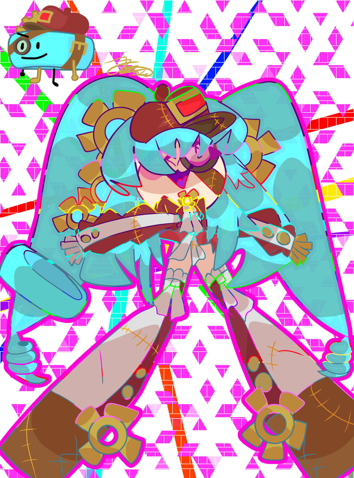 Steampunk Braceletey - ibisPaint