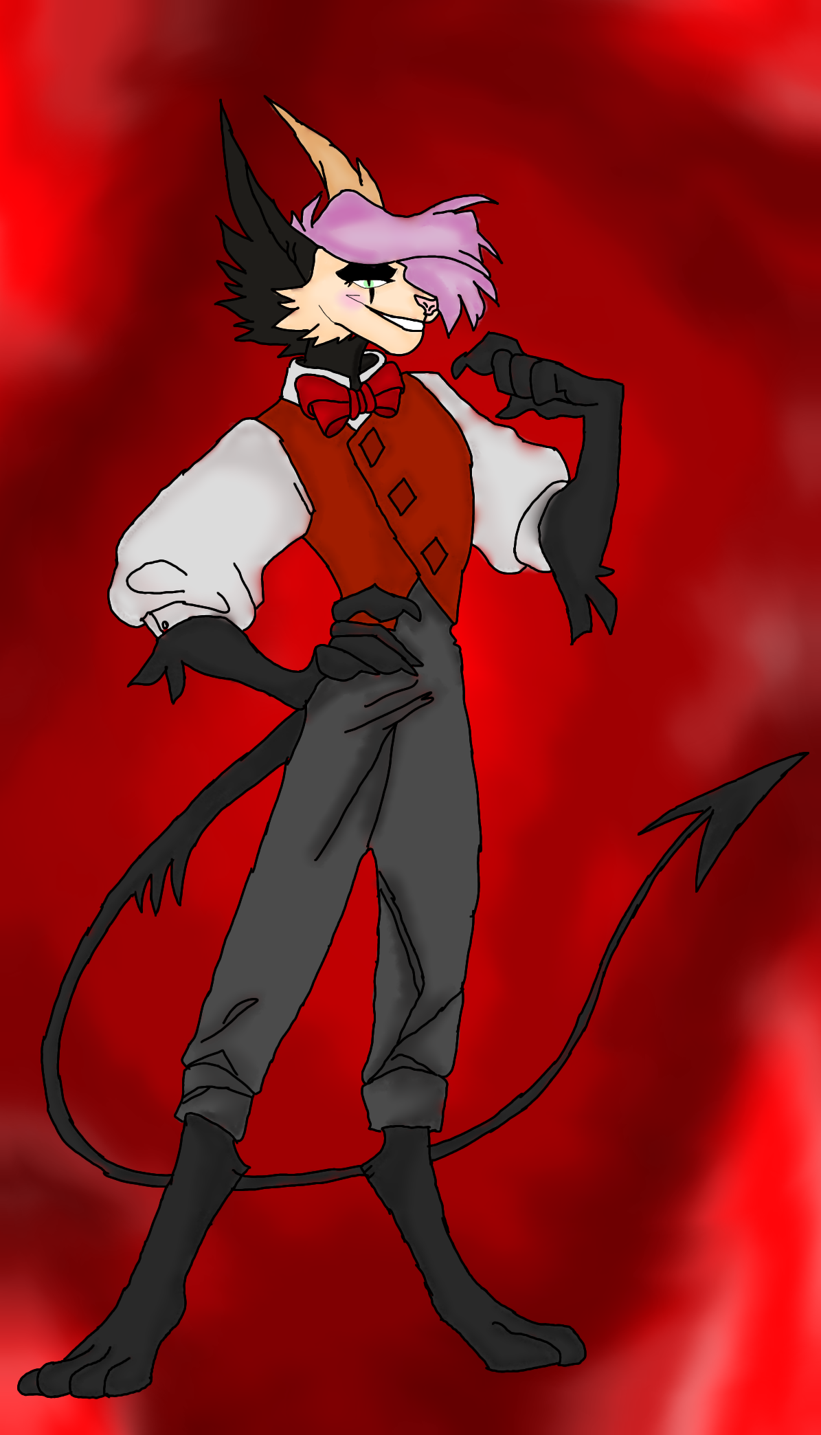 Cute fancy creature Finley - ibisPaint