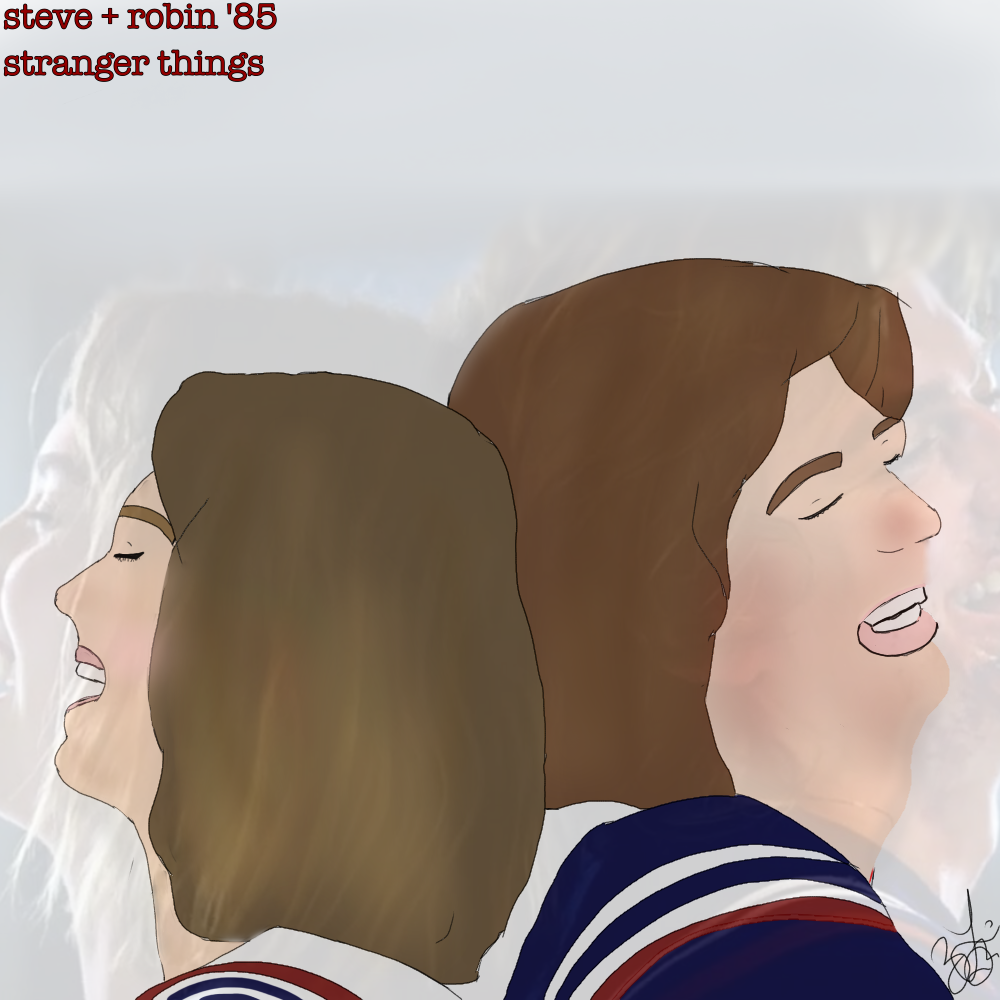 Steve + Robin ('85) - ibisPaint