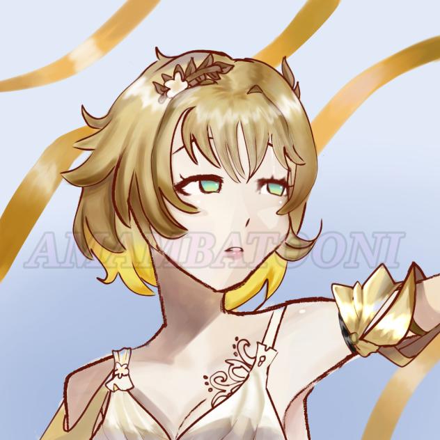 Golden threads - ibisPaint