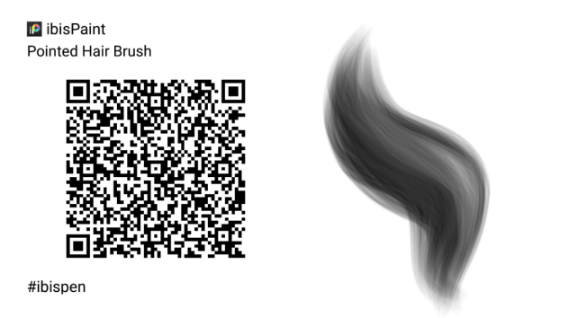 Pointed Hair Brush - ibisPaint