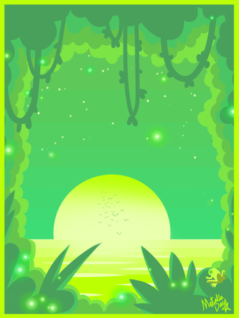 Green Scene - ibisPaint