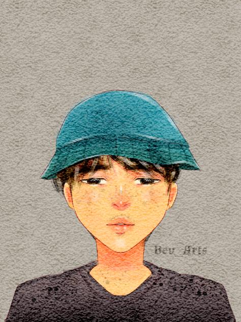 Random guy outside - ibisPaint