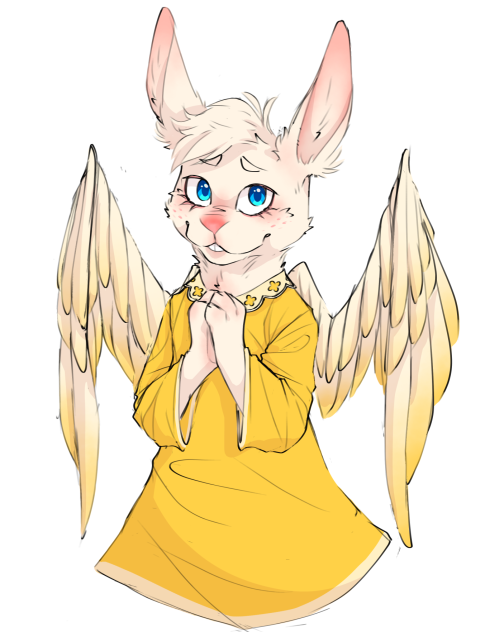 Angel hare 🙏😇 - ibisPaint