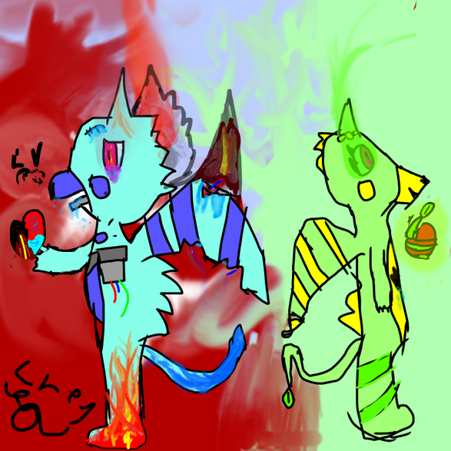 stripe and sunny - ibisPaint