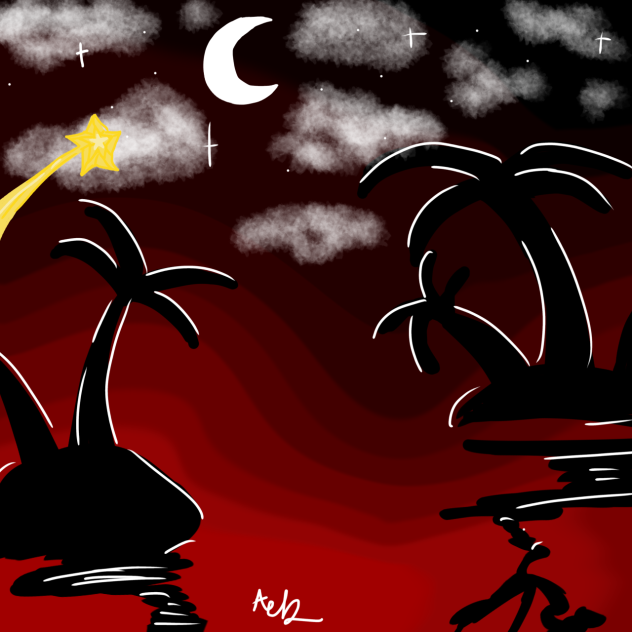 Bloody palm trees - ibisPaint