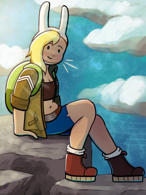 Fionna but in a modified AT style - ibisPaint