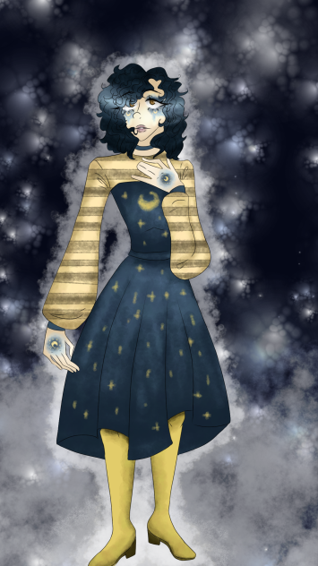 Moon girl - ibisPaint