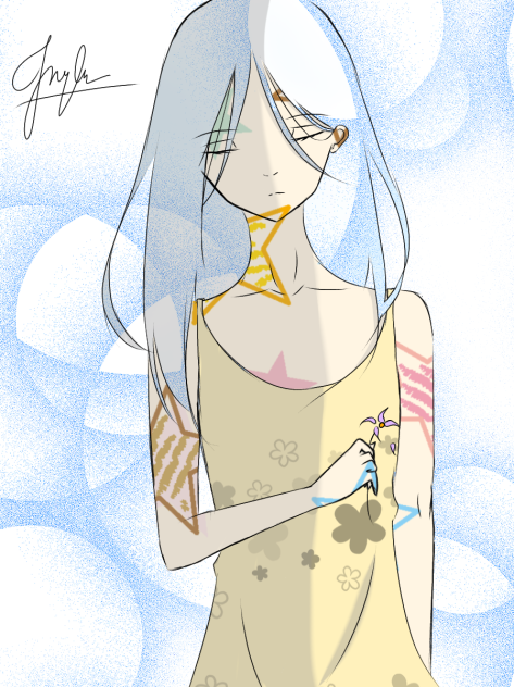 A simple girl - ibisPaint