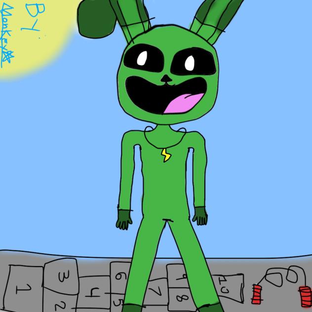 hoppy hopscotch from poppy play time 3 - ibisPaint
