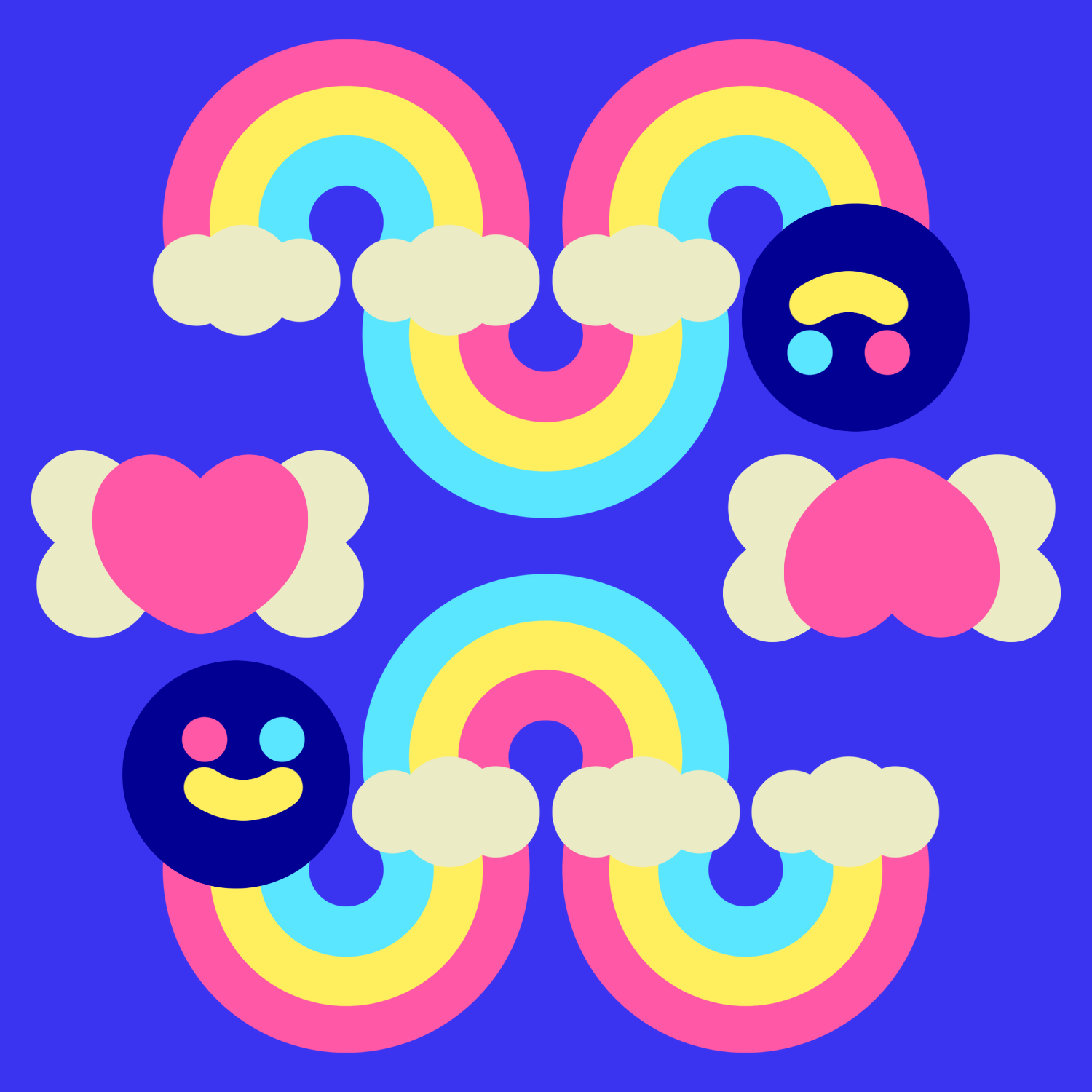 Psychedelic dream pattern - ibisPaint