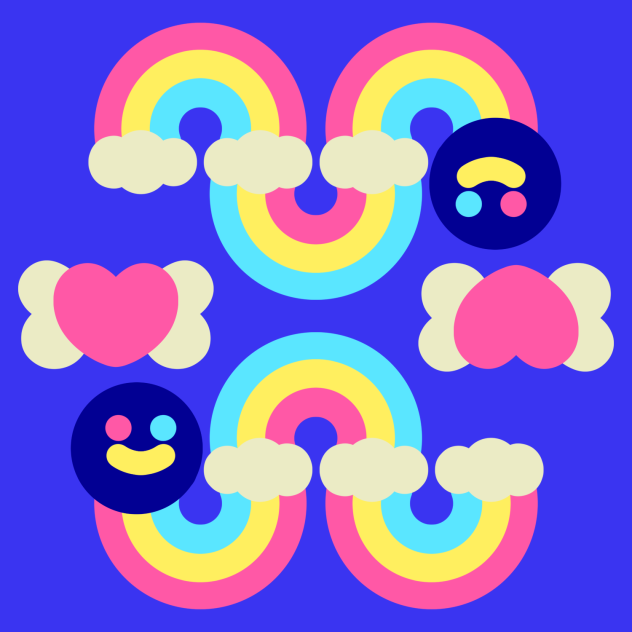 Psychedelic dream pattern - ibisPaint