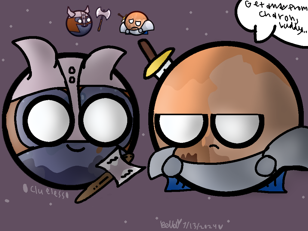 Ceres + Pluto - ibisPaint