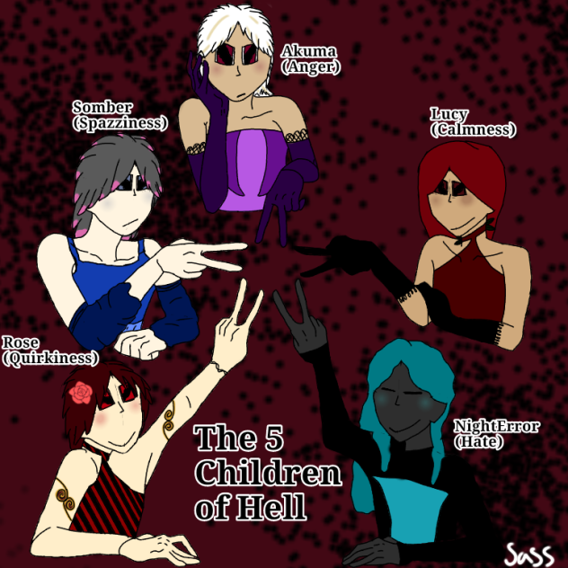 The 5 Children of Hell - ibisPaint