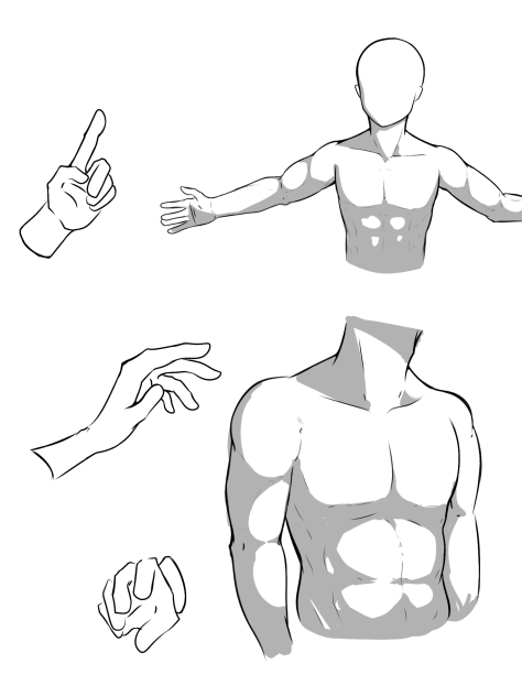 drawing practice( body & hands) - ibisPaint